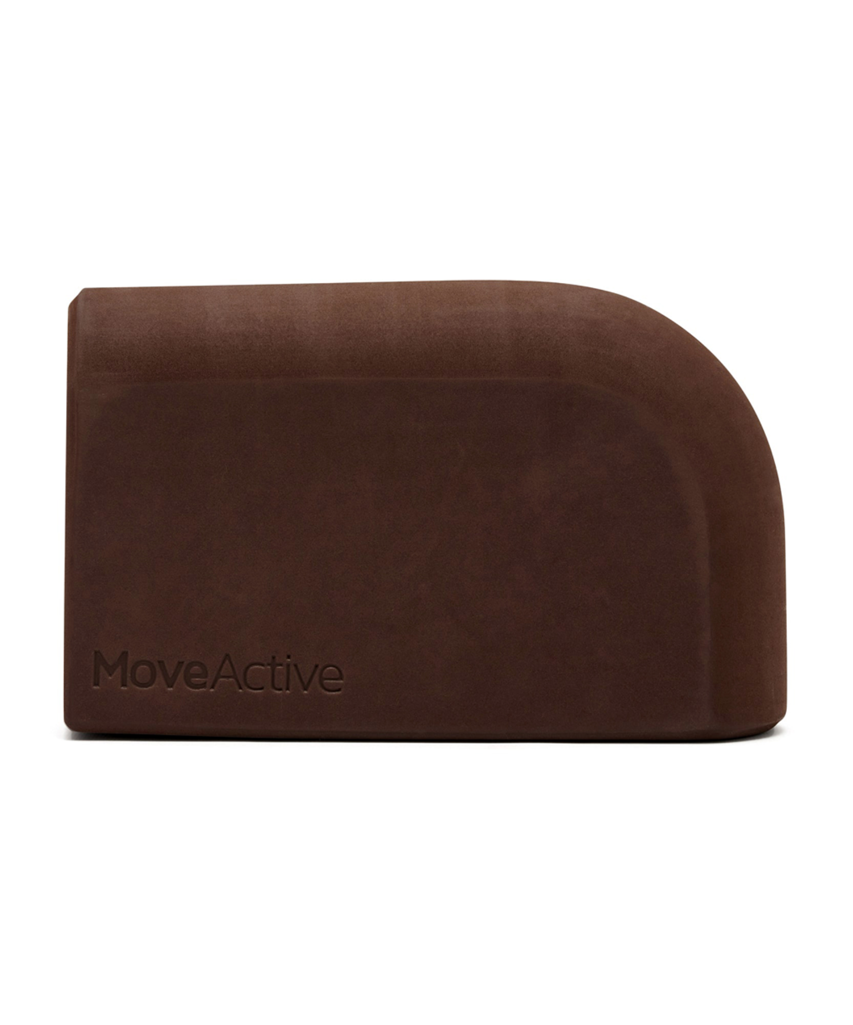 Curved Yoga Block | Espresso | MoveActive