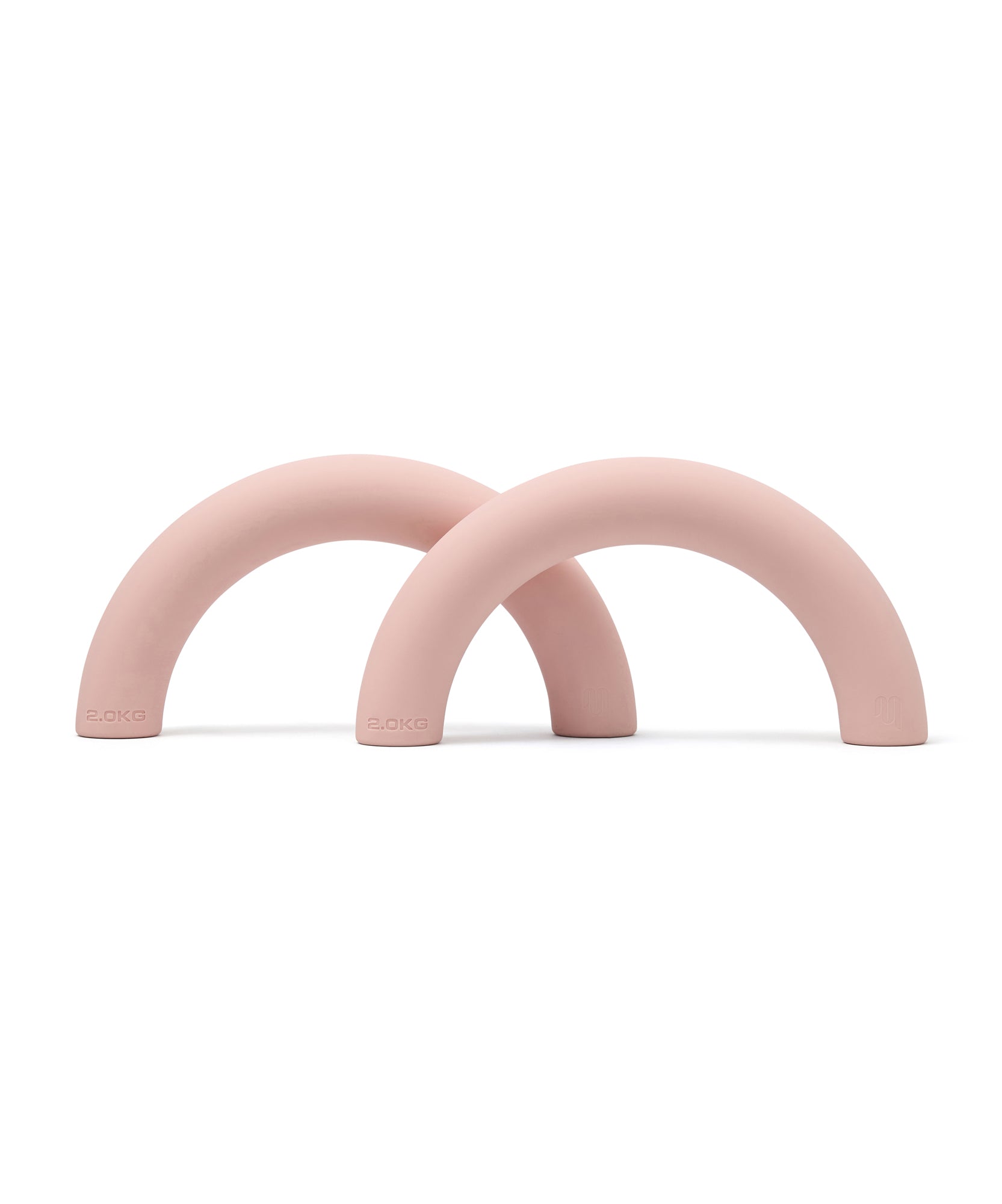 Curved Weight Bars 2kg | Soft Pink | MoveActive